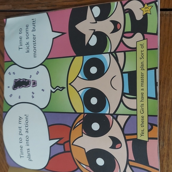 Scholastic | Other | The Powerpuff Girls Three Girls And A Monster ...